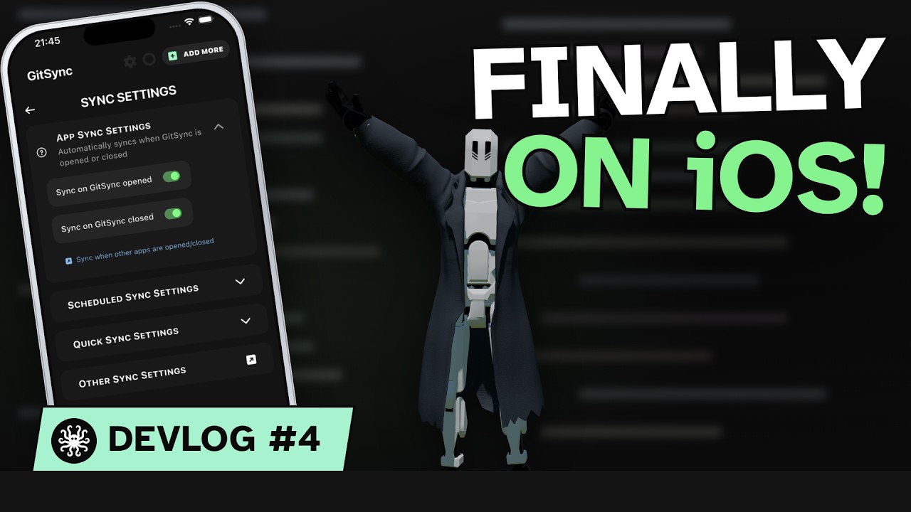 New iOS Sync Triggers | GitSync Devlog #4
