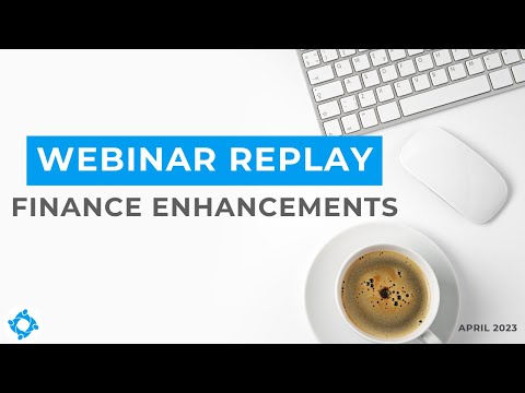 TouchPoint Finance Enhancements Webinar