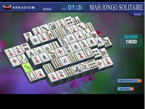Mah Jongg Solitaire gameplay