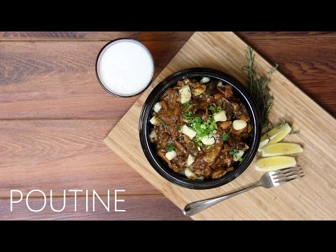 Poutine / Fries + Gravy + Cheese | Canadian Recipe
