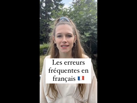 3 common mistakes in French...
