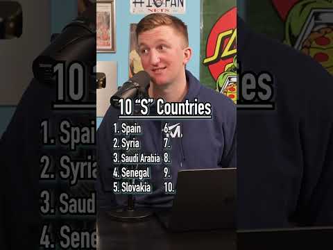 Name ALL 10 COUNTRIES that start with the LETTER S #shorts #geography #guessinggame #trivia