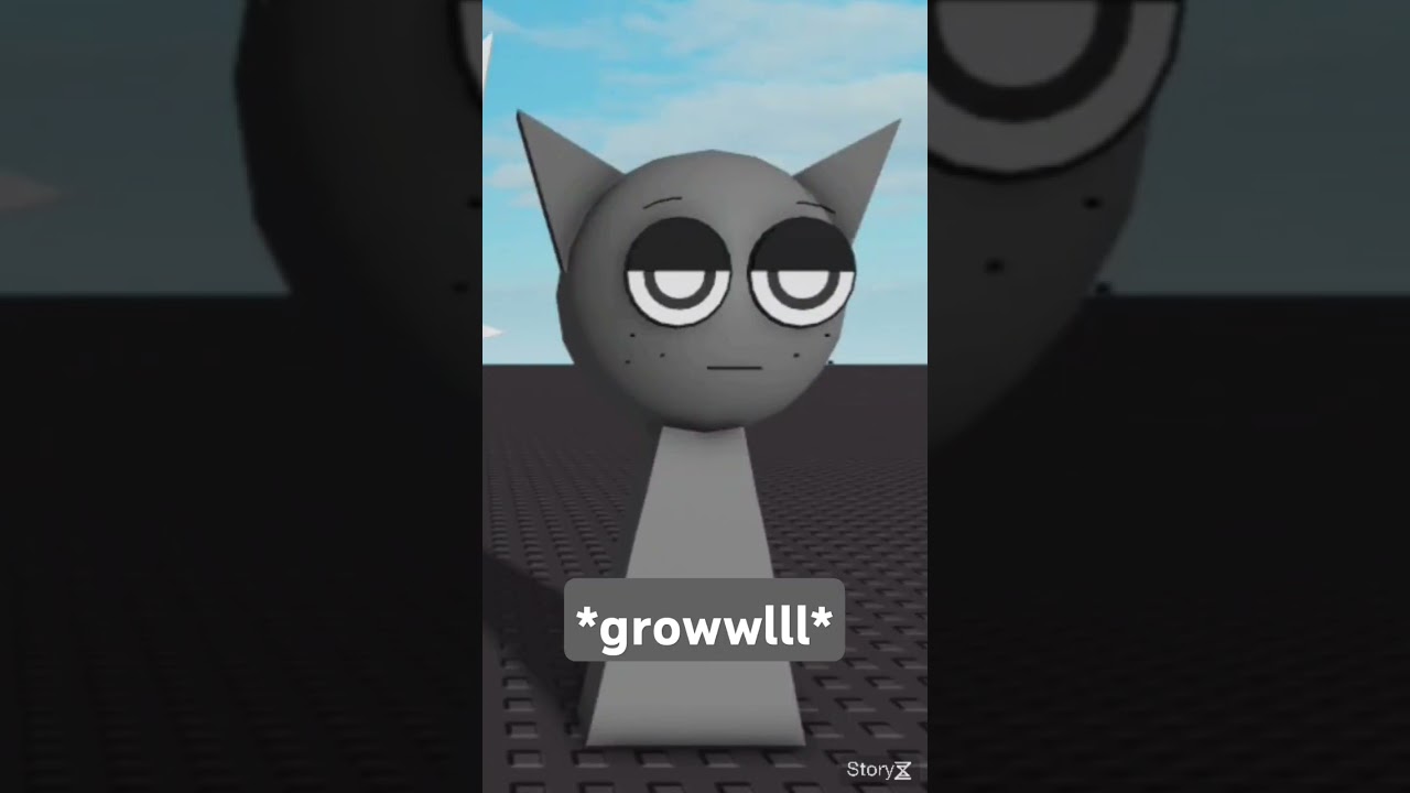 Gray (Sprunki)'s Stomach Growling (3D version)
