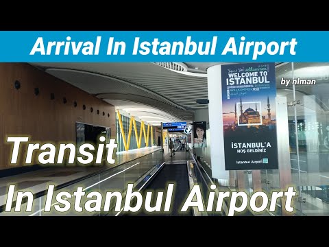 Transit In Istanbul Airport - From Gate B To Transfer Desk