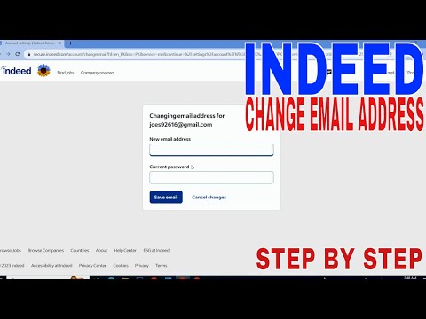 ✅ How To Change Email Address On Indeed 🔴