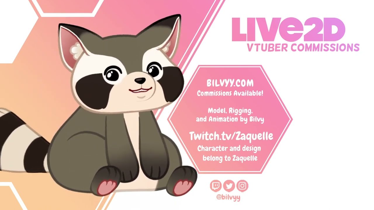 VTuber Showcase :: Chibi Raccoon