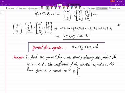 Labtube-(Linear Algebra)- Equations for Planes in R^3