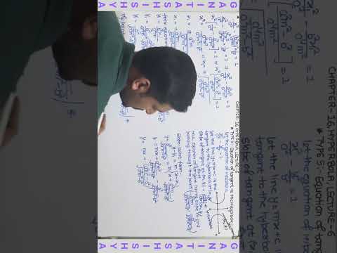 Equation of first tangent to the hyperbola, point of contact & condition of tangency