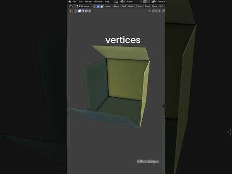 "🔥 Blender Tip: Easily Separate Edges & Vertices! ✂️✨"#Blender3D