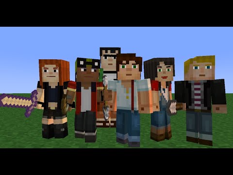Minecraft Story Mode (Mine Imator) - Combat Finishers.