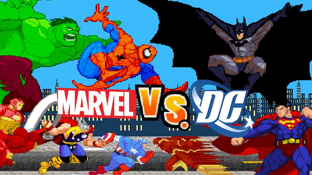 Avengers VS Justice league REMAKE! (Marvel vs DC)