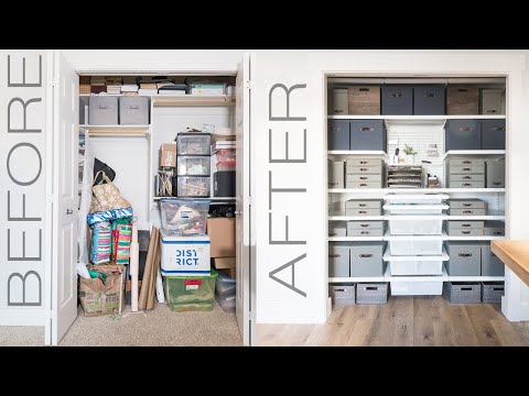 Office Closet Makeover