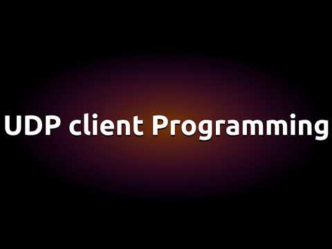 How to write UDP Client using socket programming in C