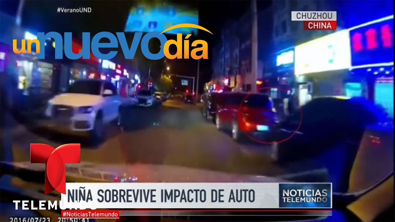 Niña de 4 años es arrollada por un carro y sobrevive | Un Nuevo Día | Telemundo