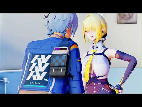 【Zenless Zone Zero MMD】"Evelyn" is angry No..."Seth" counter slap