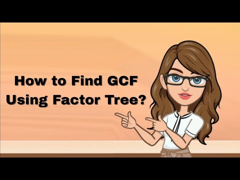 Find the GCF (Greatest Common Factor) Using Factor Tree