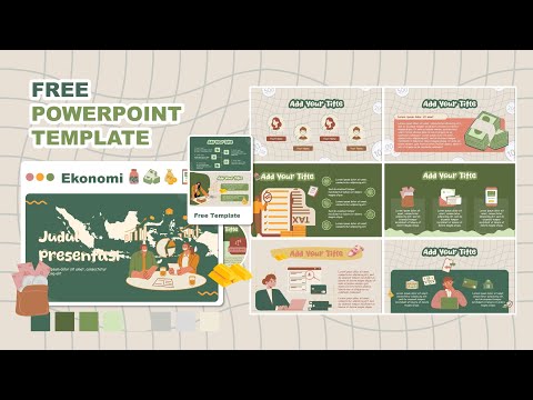 Ekonomi PowerPoint Template #2 Free Aesthetic PPT