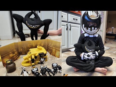 Unboxing New Bendy Ink Machine, Ink Slime, & Ink Demon Plush!