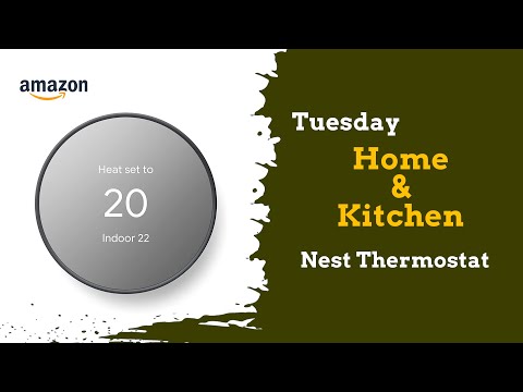 Nest Thermostat - Smart Thermostat for Home - Programmable Wifi Thermostat - Charcoal|amazon product