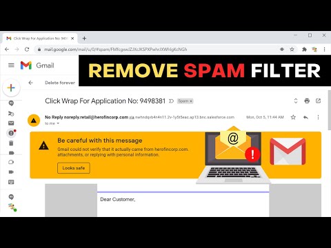 How to Stop Emails Going to Spam Folder in Gmail
