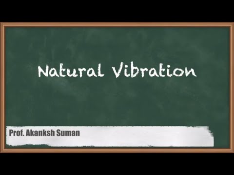 Explained: Natural Vibration - Vibration - GATE Theory of Machines and ...