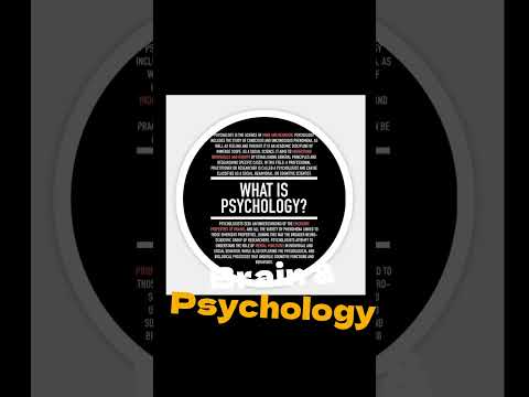 What is Psychology | definition of Psychology| Psychology short