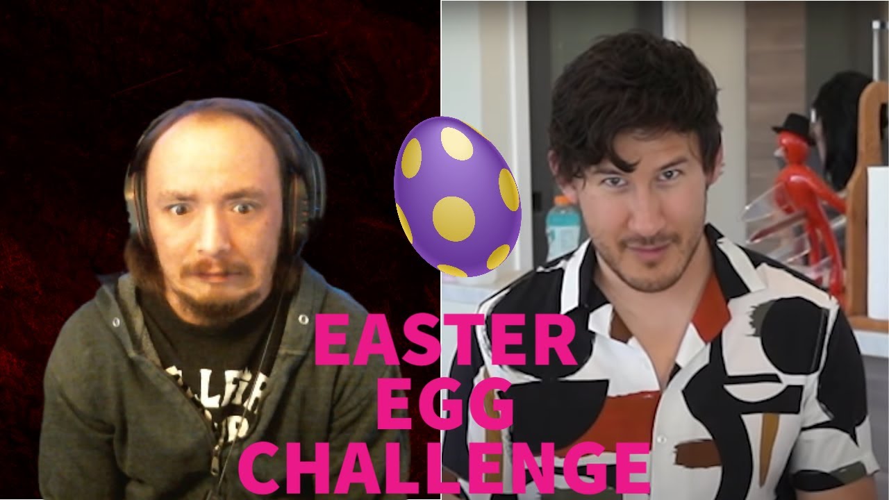 MARK IS STARING INTO MY SOUL! MARKIPLIER MAKES EASTER EGGS REACTION!!
