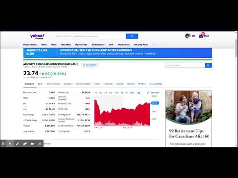 Insurance Company Stock Investments. SunLife Financial and Manufacturers Life. Help People. Review