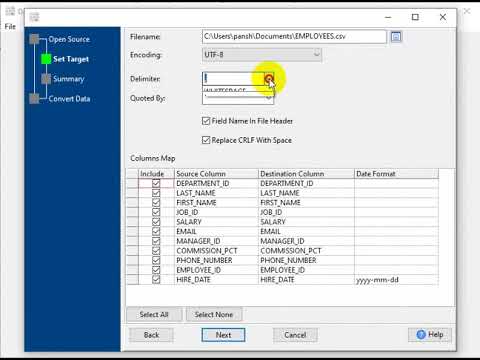 Convert XML file to CSV file without coding