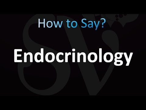 How to Pronounce Endocrinology (correctly!)