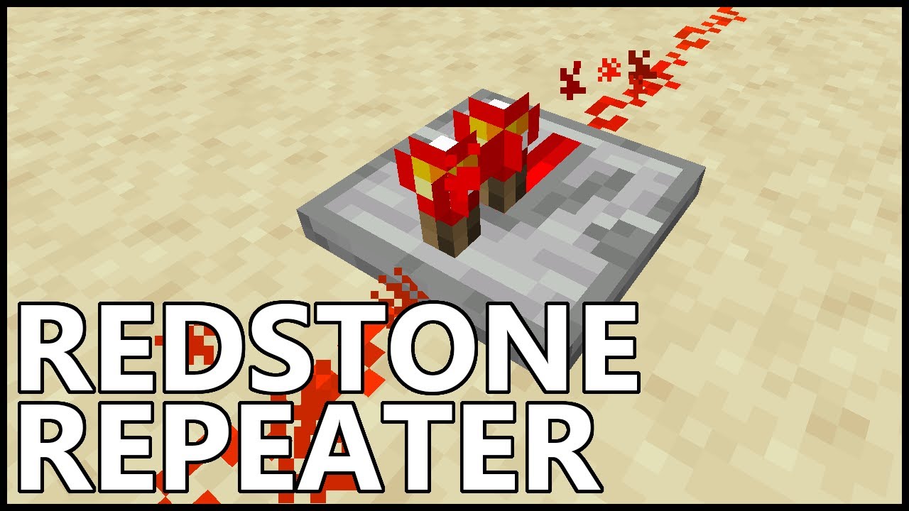How To Use The REDSTONE REPEATER In Minecraft