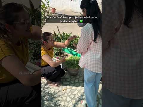 Guests Don’t Leave with Dessert..They Leave with Plant Cuttings | Plant Lover POV #gardening #shorts