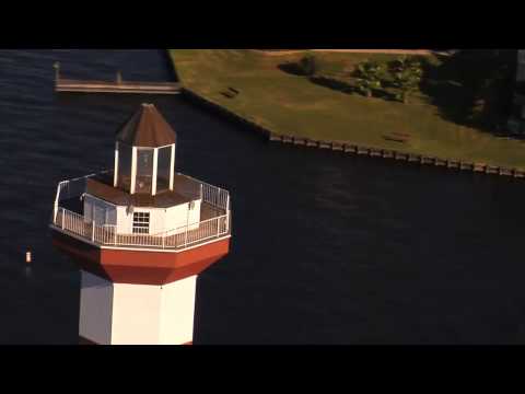 Lighthouse Water Landscape Stock Video Footage