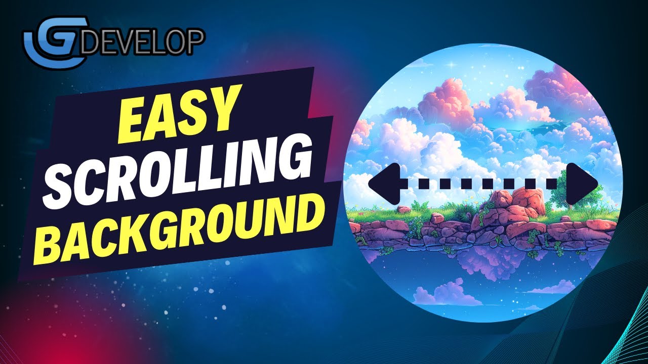 Gdevelop Tutorial | Easy Scrolling Background