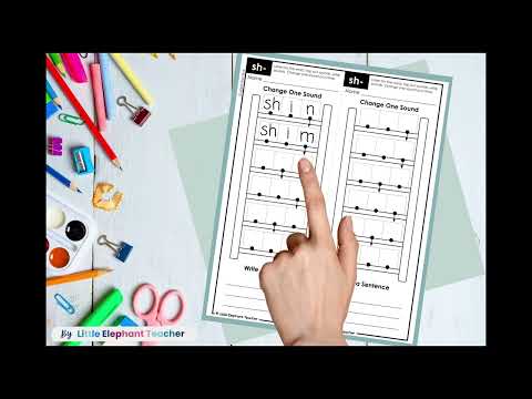 Word Ladders with Sentences - Phonemics Awareness Activities