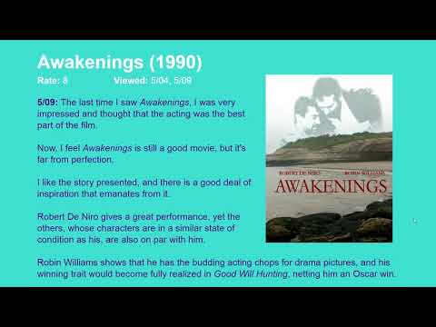 Movie Review: Awakenings (1990) [HD]