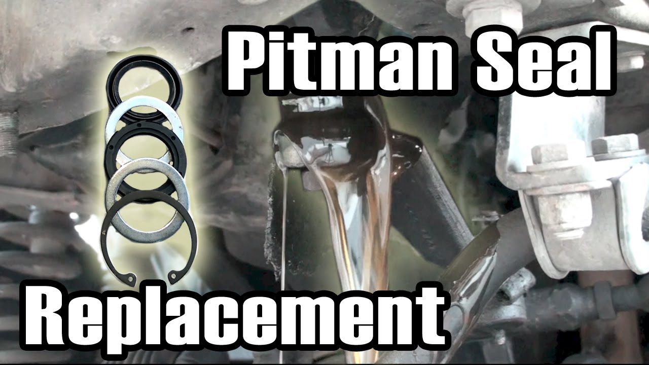 89 Cherokee Saginaw Pitman Shaft Seal Replacement