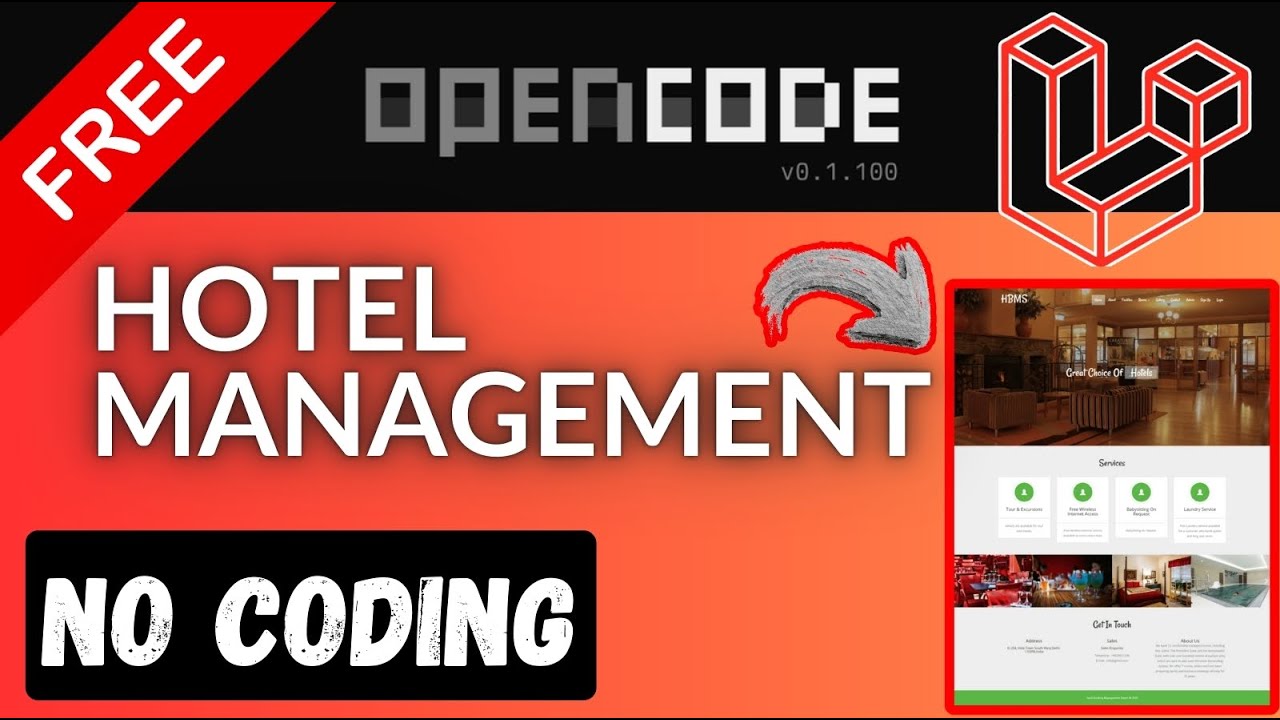 I Built a Full Laravel Hotel Management System Using AI 😱 (Zero Coding!)