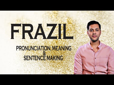 Frazil - Meaning & Pronunciation Word World Audio Video Dictionary