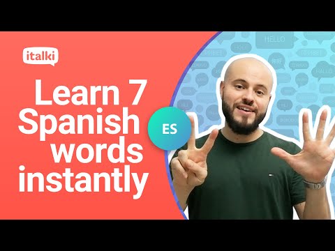 7 words that are the same in Spanish and English