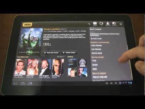 New IMDb App for Android Honeycomb tablets (reviewed on Galaxy Tab 10.1)