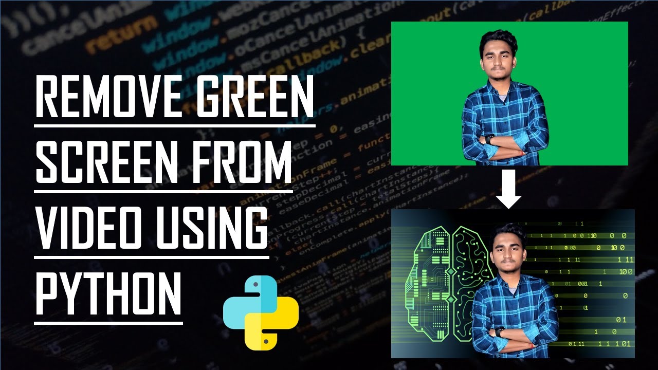 Remove Green Screen From Video & Add Background Using Python & Opencv | KNOWLEDGE DOCTOR | Mishu