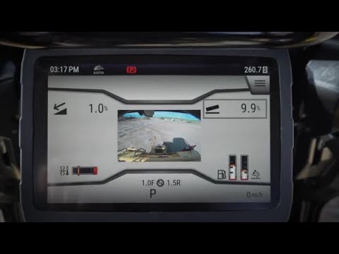 Cat® Next Gen Dozer Monitor: Slope Assist Modes