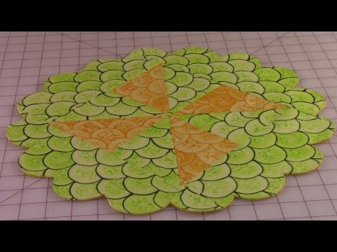Scalloped Edge Placemat - very detailed instructions