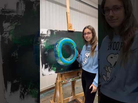 Painting with objects! 🦉 #animalartwork #animalart #colorfulartwork #femmeartiste #artistepeintre