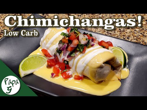 Chipotle Chicken Chimichangas – Air Fryer Fried Burrito – Mexican Food Recipe