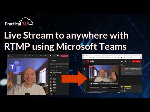 Live Stream to anywhere with RTMP using Microsoft Teams Customised Streaming