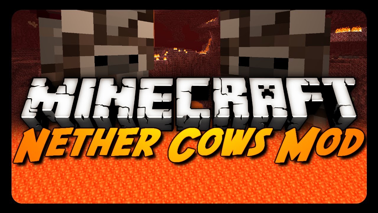 Minecraft Mod Review: NETHER COWS MOD! (Best & Worst Mod Ever!)
