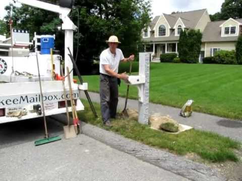 Location of Mailbox Post