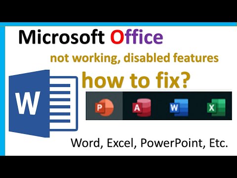 Microsoft Office in Offline not working, disabled features! Word, Excel, PowerPoint | How to fix?